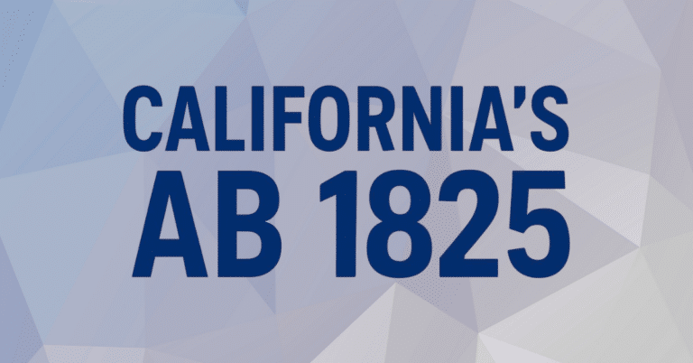 California's AB 1825: Supervisor and Employee Training